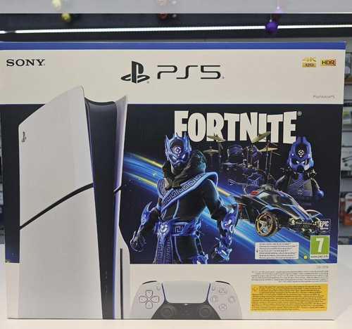 Sony Playstation 5 Slim с игрой fortnite(Cobalt St