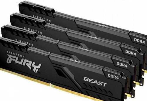 Kingston dimm DDR4 4x16Gb 2666Mhz CL16 fury Beast