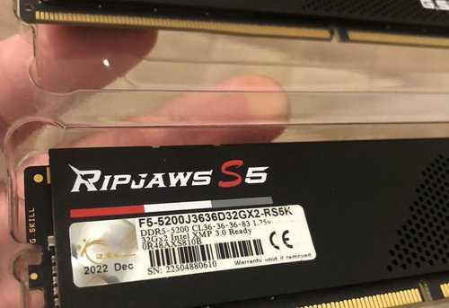 Оперативная память DDR5 64gb (32x2)