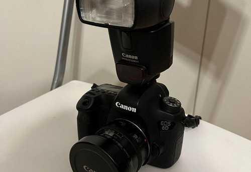 Canon EOS 6D + объектив fish eye + вспышка