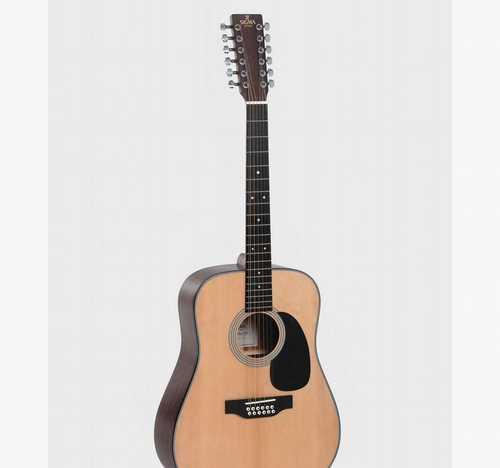 Акустическая гитара Sigma Guitars DM12-1 12-Strings Dreadnought Gloss Natural