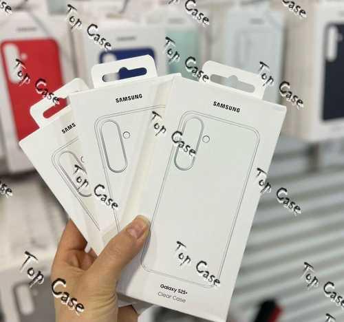 Чехол Samsung Galaxy S25  Clear Case - прозрачный