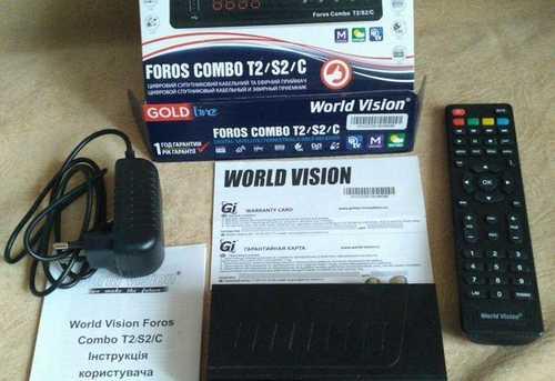World Vision Foros Combo DVB-T2 /S2: тв + спутник