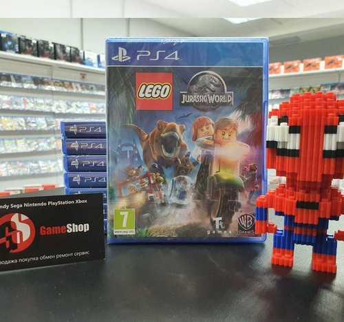 Диск lego Мир Юрского периода PS4