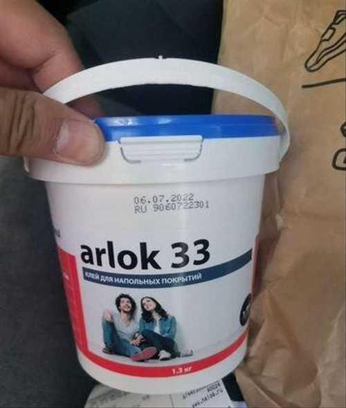 Клей arlok 33 для напольных покрытий
