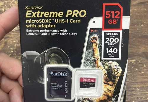 Sandisk extreme pro 512 200/140
