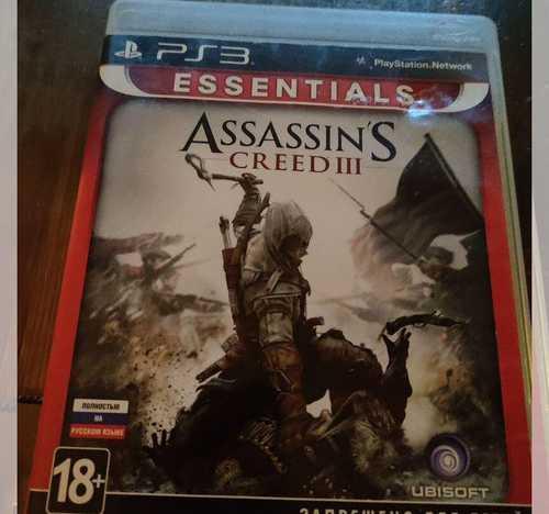 Игра Assassin's creed 3 ps3 Рус