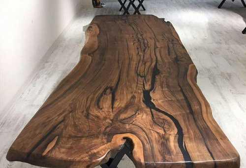 Стол из слэба дерева на заказ