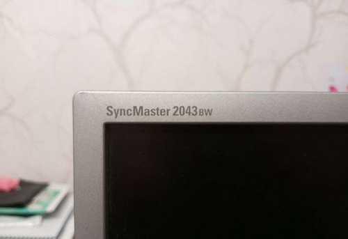 20" Монитор Samsung SyncMaster 2043BW, 1680x1050
