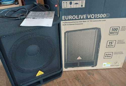 Сабвуфер активный Behringer VQ1500D