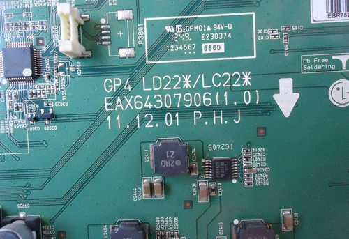 Main board EAX64307906 (1.0)