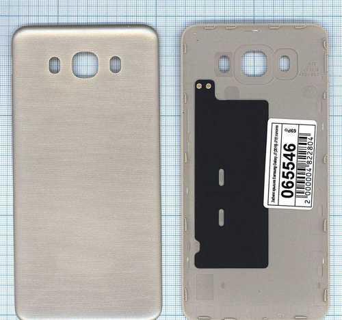 Задняя крышка для Samsung Galaxy J7 (2016) SM-J710F золотая