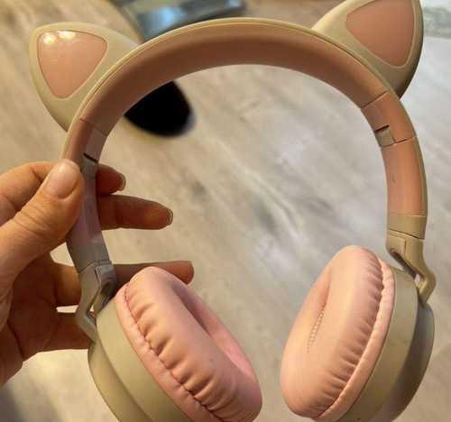 Наушники Bluetooth Hoco W27 Cat Ear Gray