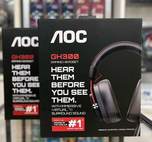 Наушники игровые AOC Gaming Headset Gh300