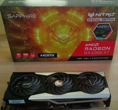 Видеокарта Sapphire RX6900XT Nitro  16gb Special E