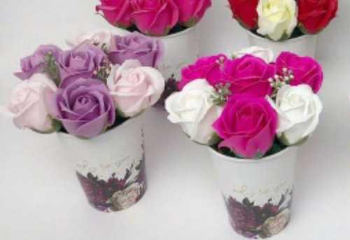 Цветы доставка букет мыльных роз