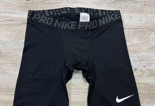 Мужские чёрные спортивные шорты Nike Pro