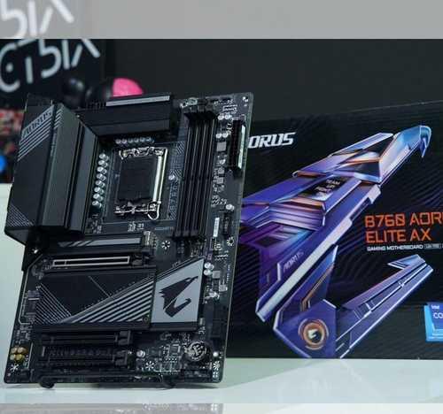 Материнская плата Gigabyte b760 Aorus Elite AX (Lg