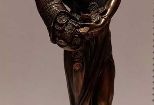 Статуэтка Богиня удачи Фортуна с рогом изобилия