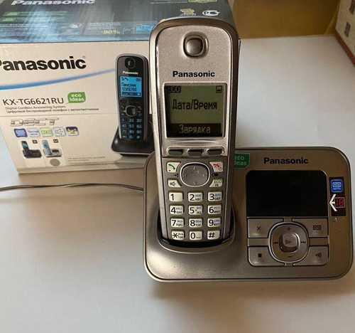 Телефон Panasonic kx-tg6621 с аон и автоответчиком