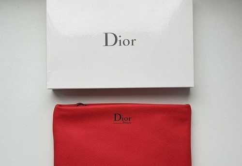 Dior косметичка красная 19 см х 12 см