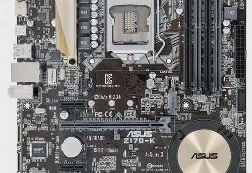 Материнская плата Asus Z170-K Lga1151 ATX