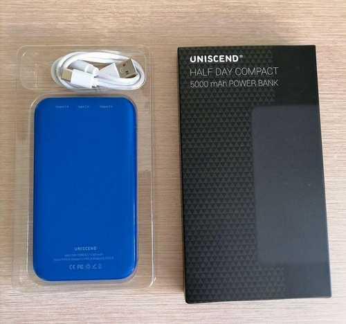 Powerbank Uniscend 5000, блютуз колонка glim