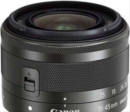 Canon EF-M 15-45mm IS STM новый (гарантия)