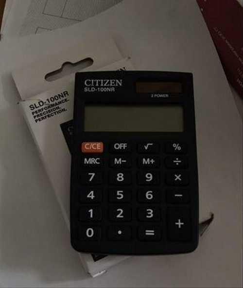Калькулятор citizen sld-100nr