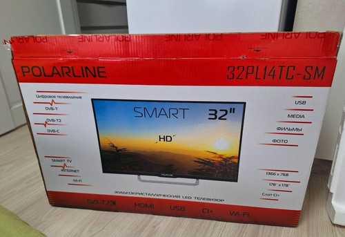 Телевизор на запчасти polarline 32PL14TC-SM