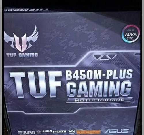 Материнская плата TUF-gaming B450M- plus