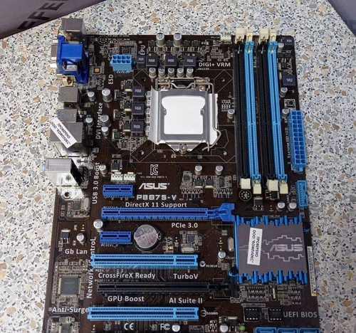 Материнская плата S1155 asus P8B75-V B75 4*DDR3 PC