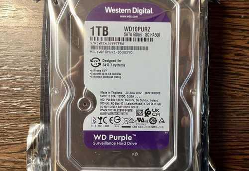 HDD 3.5 WD Purple 1tb (Новый, на гарантии)