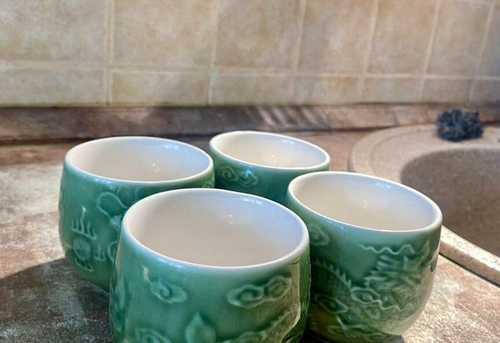 Набор керамических чашек для чая