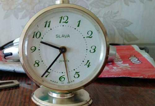 Часы-будильник slava
