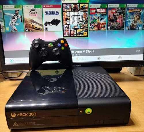 Xbox 360E 320Gb FreeBoot Джой 50 Игр