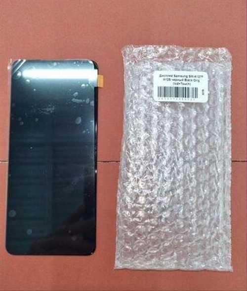 Дисплей Samsung SM-A127F A12S черный Оригинал