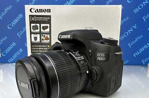 Canon 760D kit 18-55mm (пробег 7000) гарантия