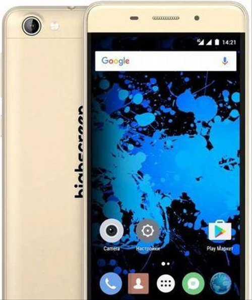 Смартфон Highscreen Power Rage Evo gold 3/16 Gb (В