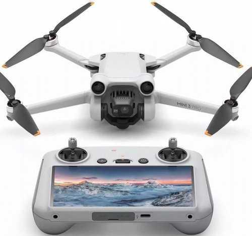 Квадрокоптер дрон DJI Mini 3 Pro RC пульт с экран