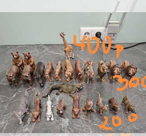 Фигурки животных schleich, papo, mojo, procon