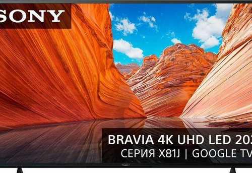 65" Телевизор Sony KD-65X81J 2021 LED, HDR, черный