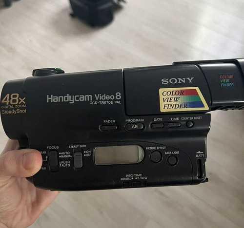 Видеокамера sony handycam video 8 48x