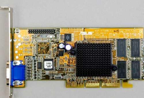Видеокарта Asus V-7100 (T) AGP GeForce2 MX