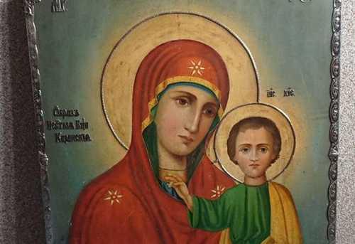 Икона Казанская Пресвятая Богородица - 84 проба