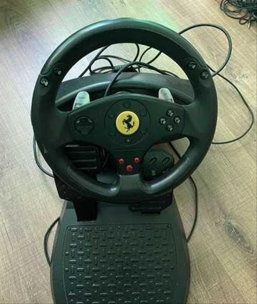 Как подключить руль thrustmaster ferrari к компьютеру