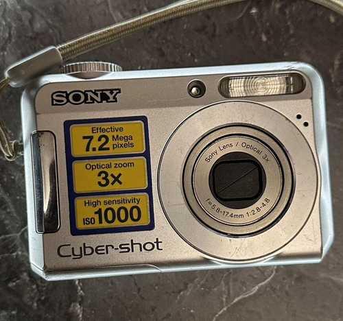 Цифровой фотоаппарат sony cyber shot dsc-s650