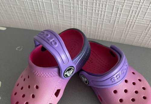 Сланцы crocs детские