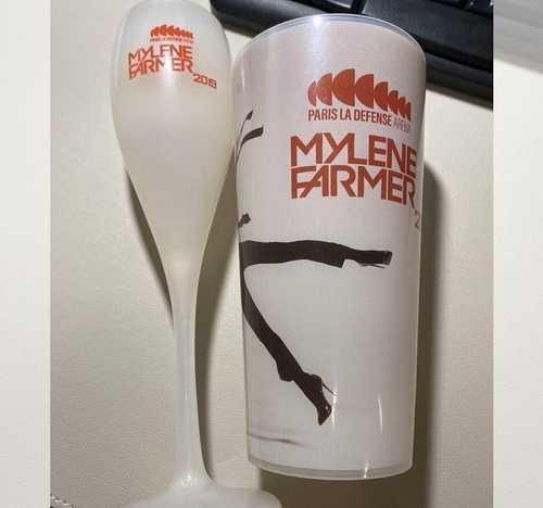 Бокал и стакан Mylene Farmer 2019