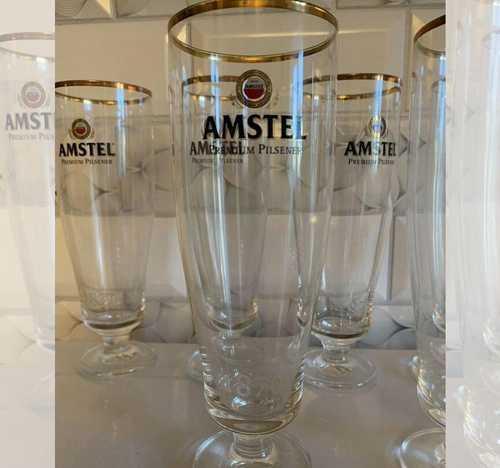 Бокалы Amstel